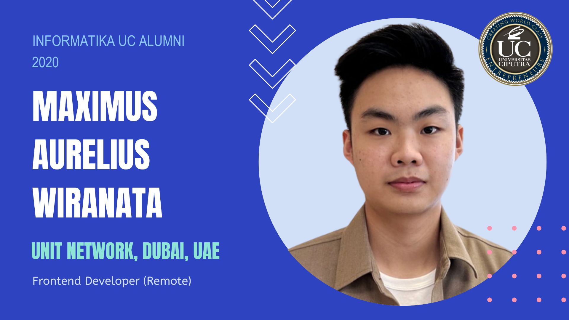 Maximus Aurelius Wiranata - Informatika Universitas Ciputra