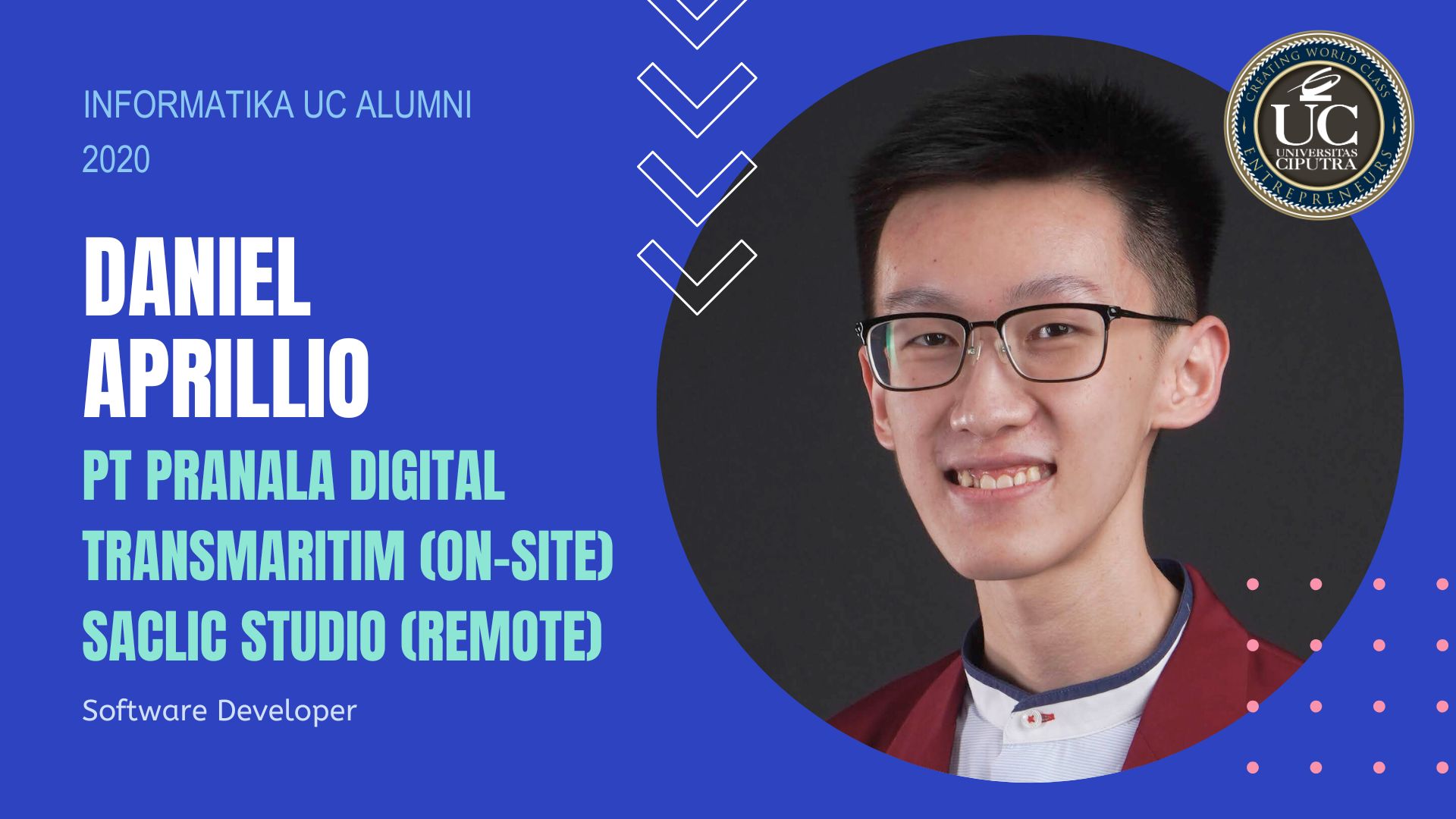 Daniel Aprillio - Informatika Universitas Ciputra