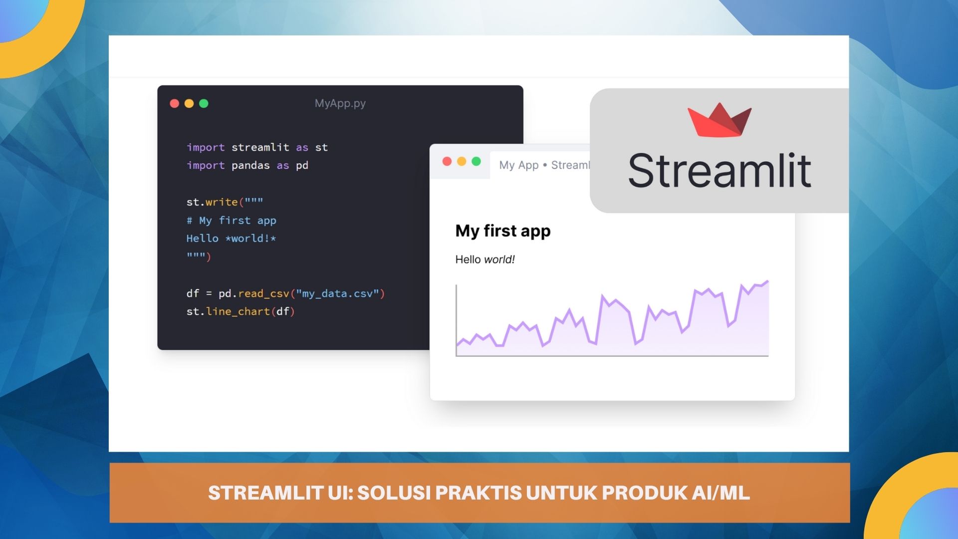 Streamlit UI: Solusi Praktis untuk Produk AI/ML - Informatika Universitas Ciputra